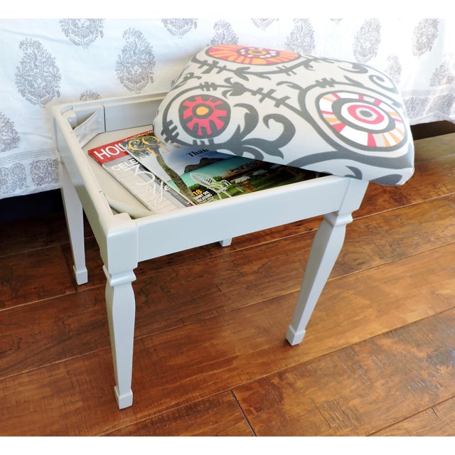 Boho Chic Low Bench | Chairish