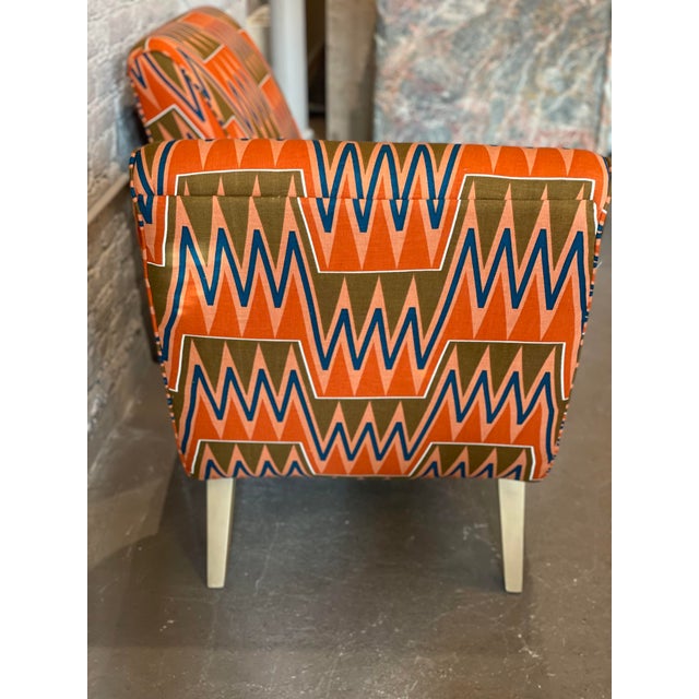 1950s Side Lounge Chairs With Angled Feet - a Pair | Chairish