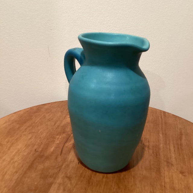 1960s Van Briggle Signed Art Nouveau Turquoise Blue Pottery Ceramic ...