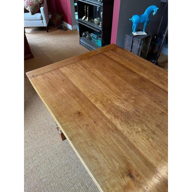 Cherry Country Dining Table, 1990s | Chairish