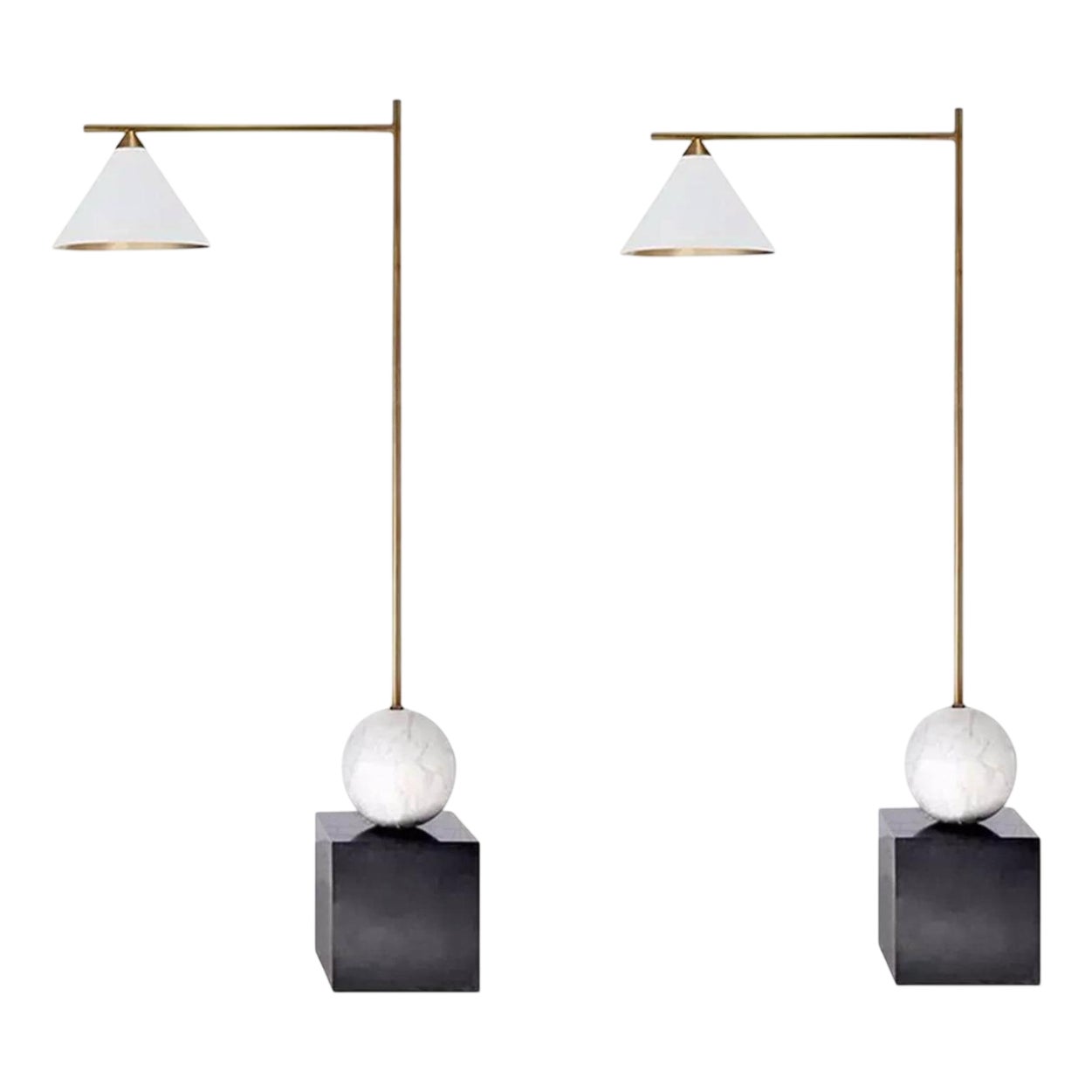 Cleo Floor Lamps by Kelly Wearstler, Set of 2 | Chairish