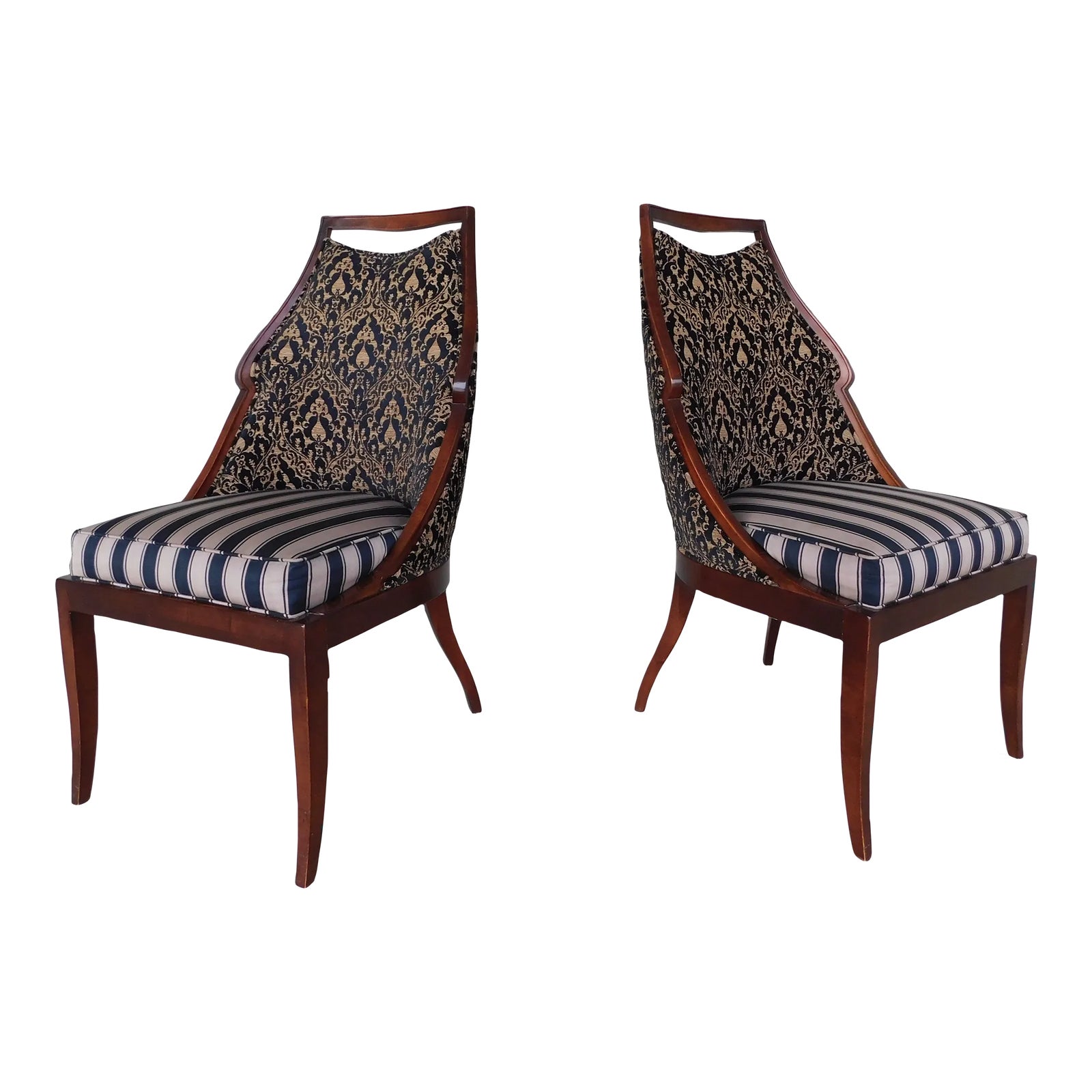 Baker Jacques Garcia Collection Malmaison Side Chairs - a Pair | Chairish