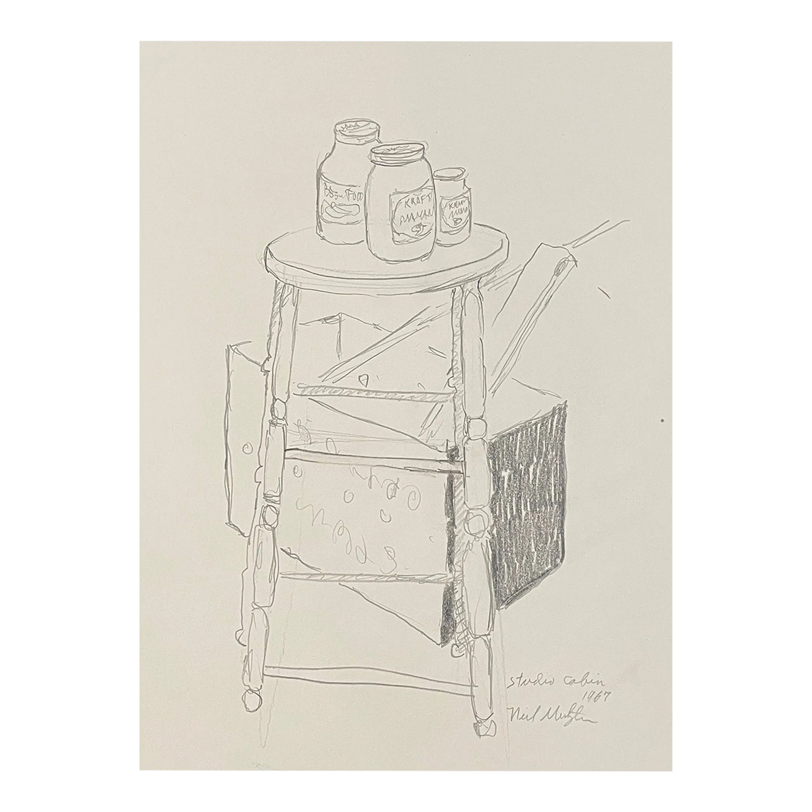 1967 Neil Meitzler Studio Still Life | Chairish