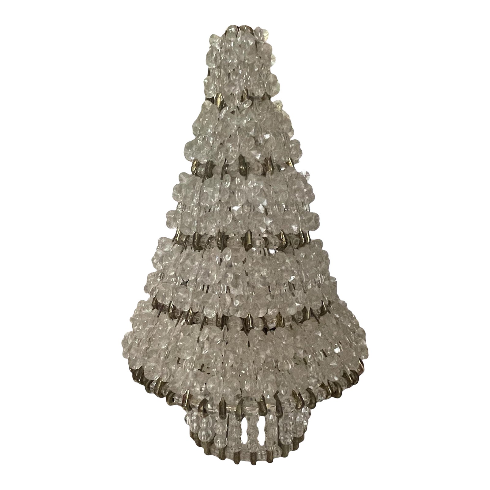 60s Beaded Safety Pin Christmas Tree | Chairish