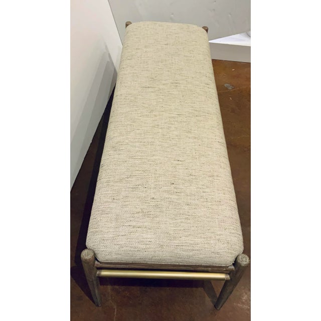 Currey & Co. Organic Modern Bench Prototype | Chairish