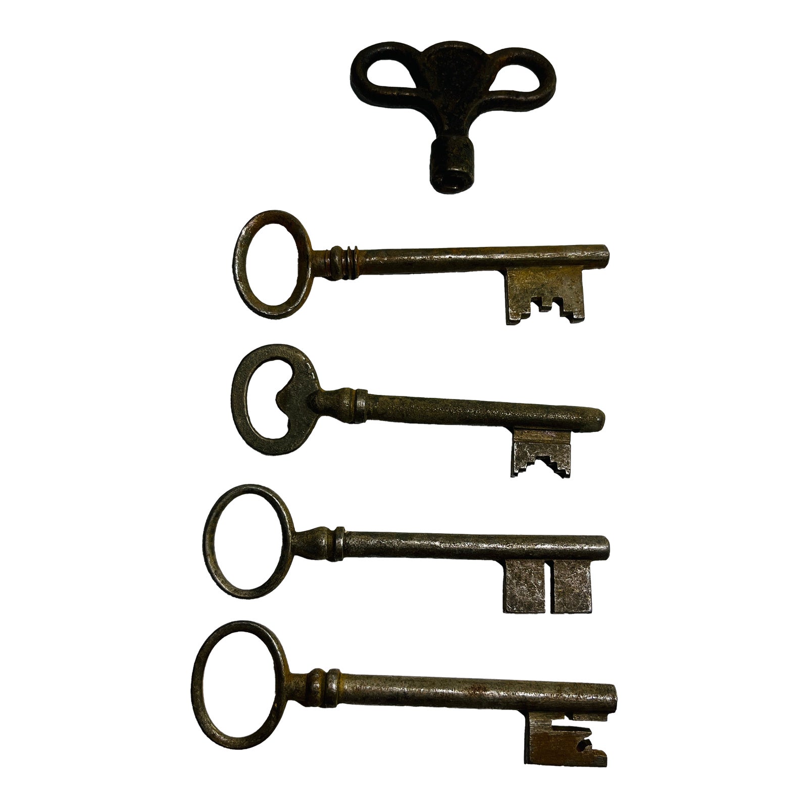 19th Century Paris Keys Set/5 | Chairish