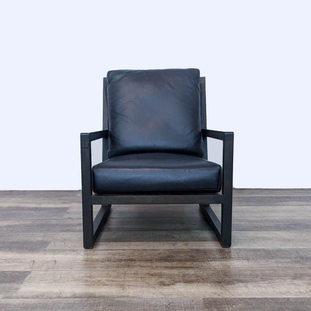 Camerich Modern Simon Leather Lounge Chair | Chairish