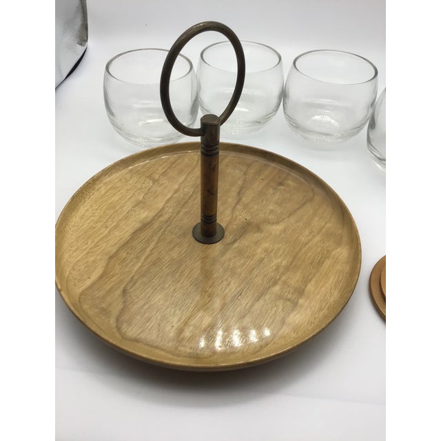 MCM Condiment Set Mid Century Modern 5 Piece Condiment Set Myrtlewood ...