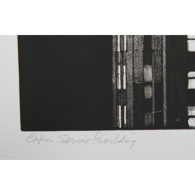 Richard Haas, Cities Services Banner, Etching | Chairish