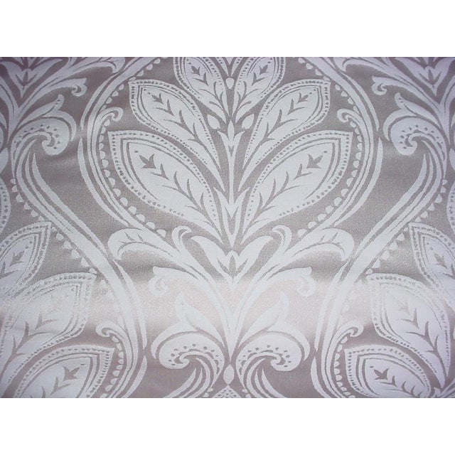 Brunschwig & Fils Ryecote Floral Damask Silver Upholstery Fabric - 10 3 ...