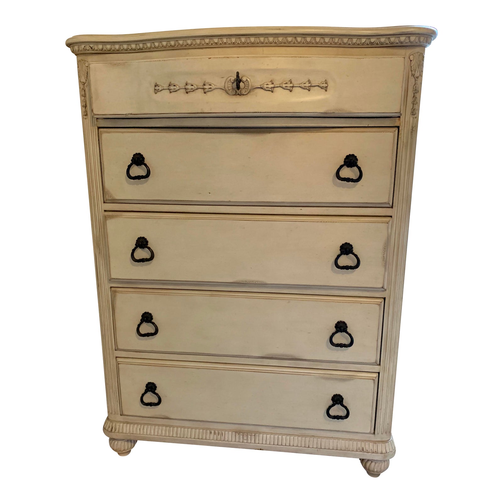 Laura Ashley for Kincaid Furniture French Provincial Style Highboy ...