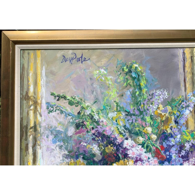 Interior With Still Life Impressionist Oil Painting by Dan Poole | Chairish