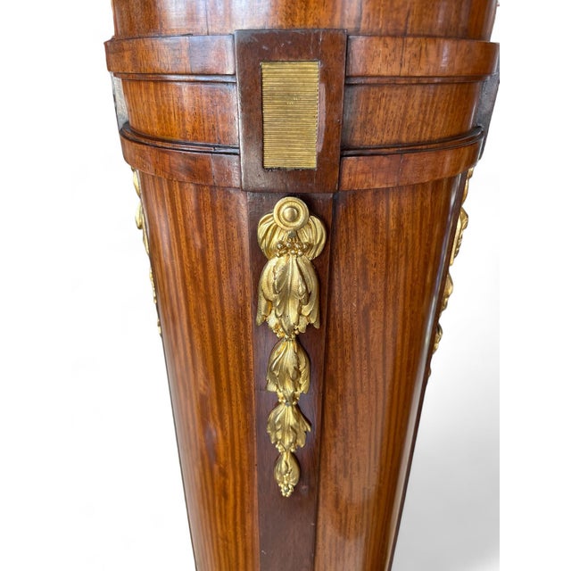 Early 20th Century French Walnut Neo-Classical Pedestals -A Pair | Chairish