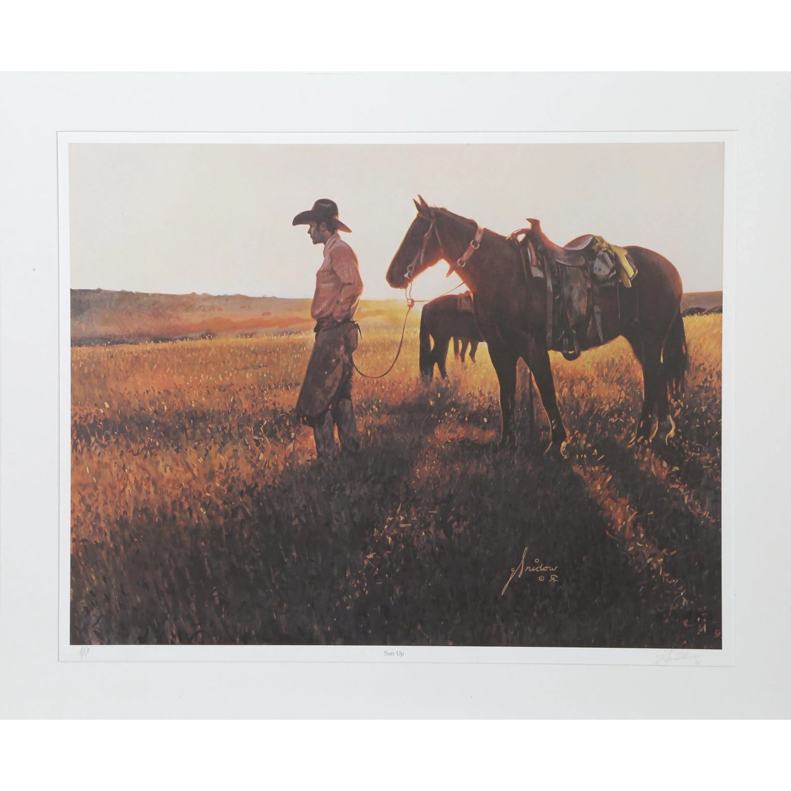 Sun Up, Gordon E. Snidow Lithograph | Chairish
