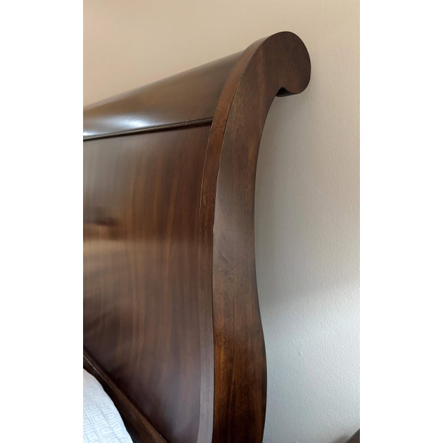 Bernhardt Smithsonian Collection King Size Sleigh Bedrame | Chairish