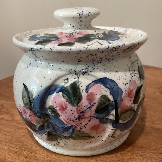 Vintage Limited Edition 3D Ceramic Canisters Set by Nancy Boozer, Circa ...