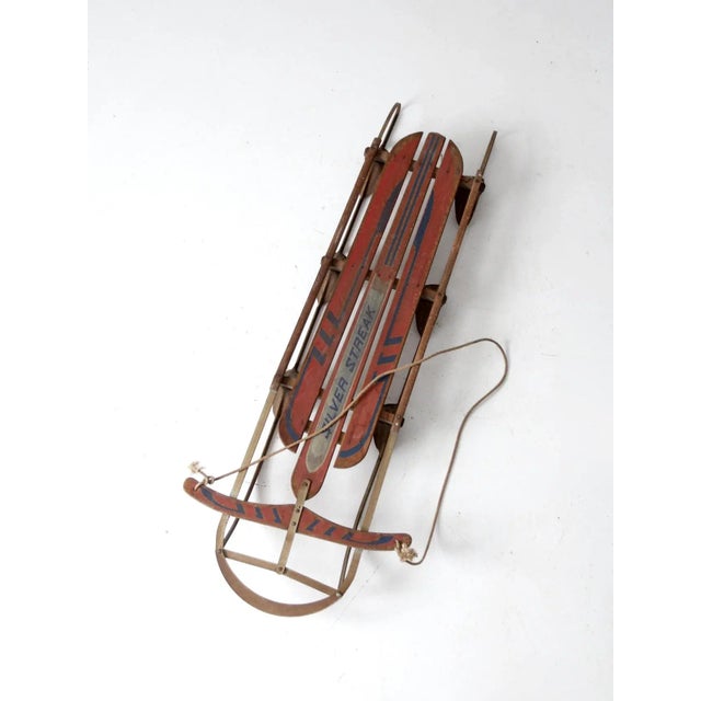 Vintage Garton Sliver Streak Sled | Chairish