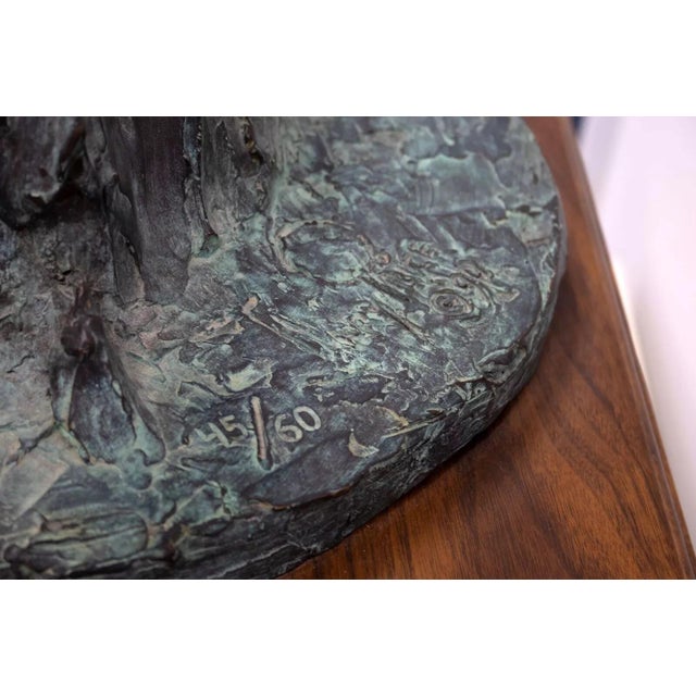 Gary Price The Ascent Large Patina Bronze Sculpture 45/60 on Wooden ...