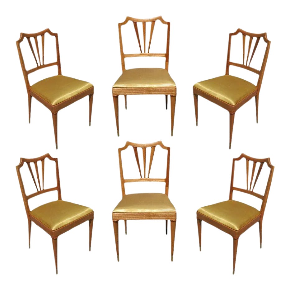 Formal Mid-Century Dining Chairs - Set of 6 | Chairish