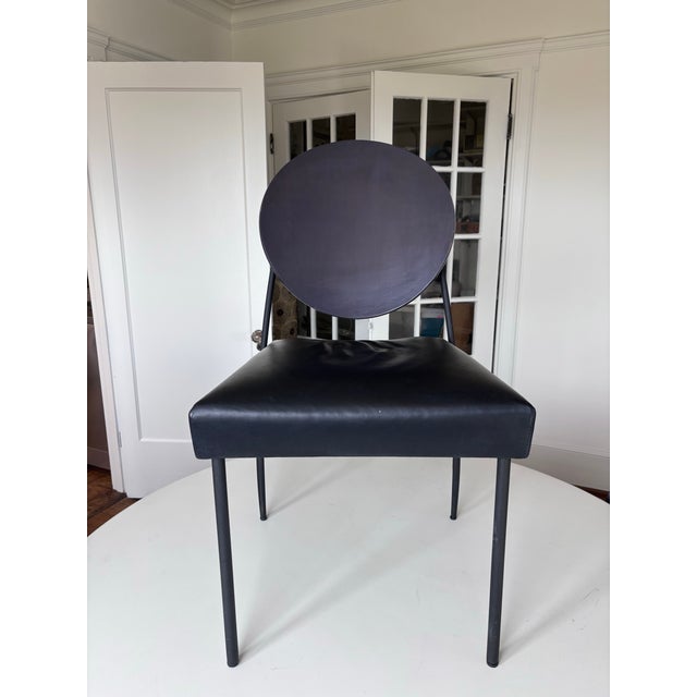 1990s Set of 4 Dakota Jackson Memphis Style Vik-Ter Chairs, Black ...