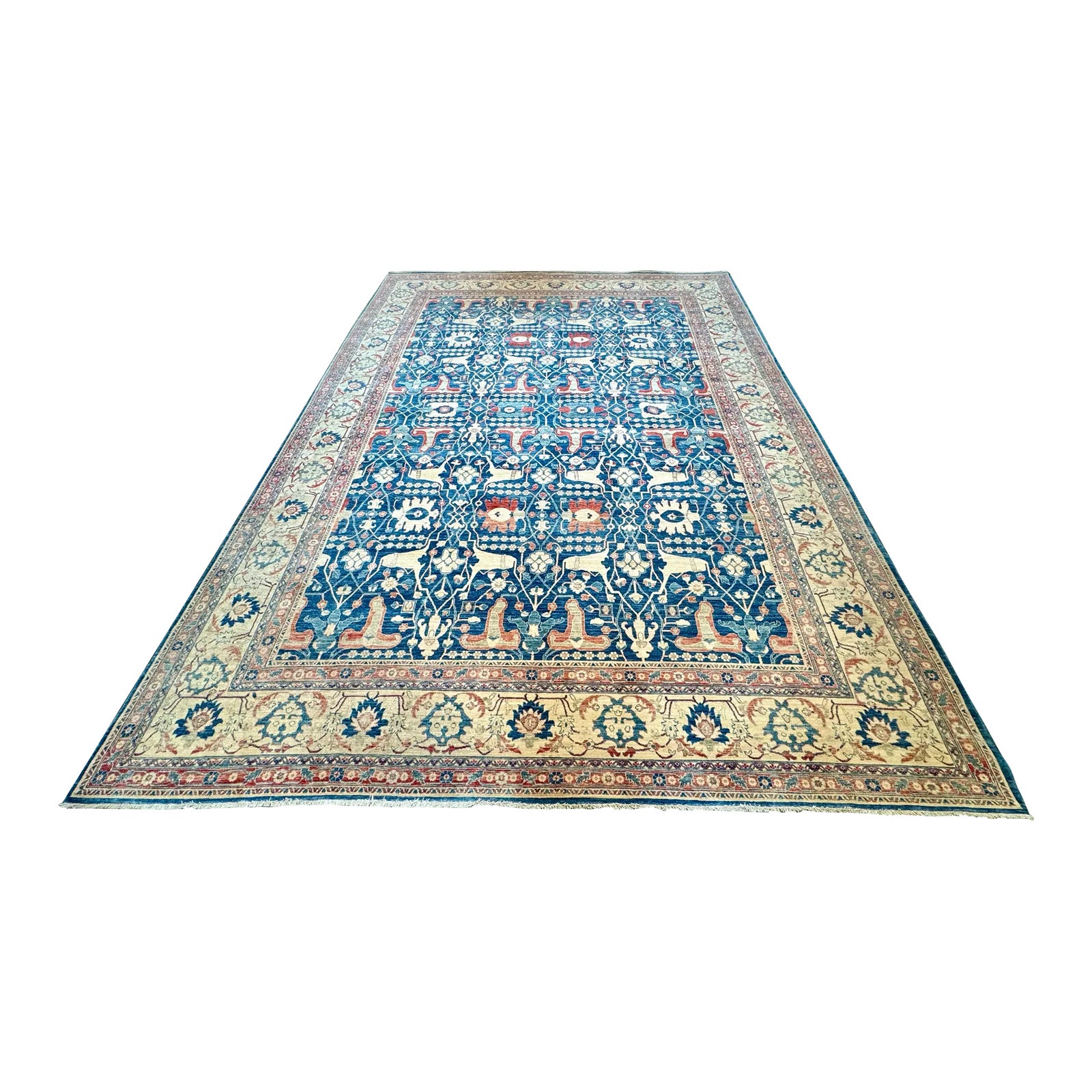 10ft × 13ft10in Istanbul Rug Fine Ariana Turkish Area Rug | Chairish