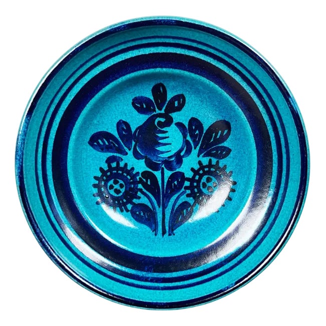 Mid-Century Modern German Studio Pottery Wall Plate by Wilhelm Kagel ...