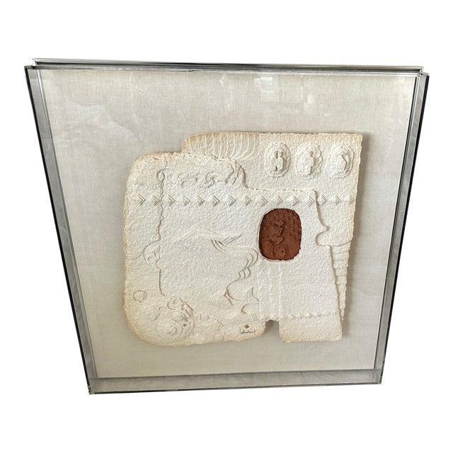 Original Signed Hoi Lebadang Paper Relief Sculpture Framed in ...