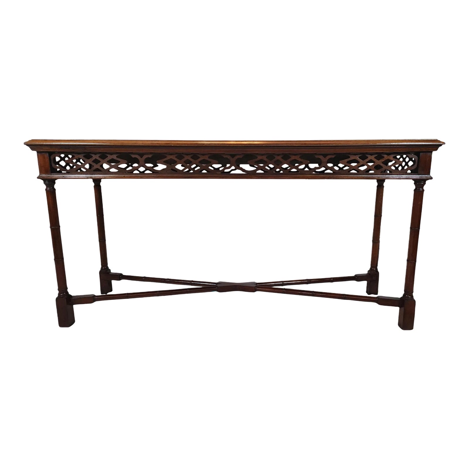 Vintage Thomasville Chinoiserie Console Table | Chairish