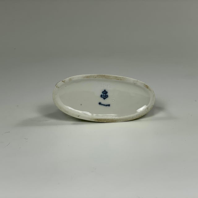 1950s German Deer & Dog Figurine, Crown Mark | Chairish