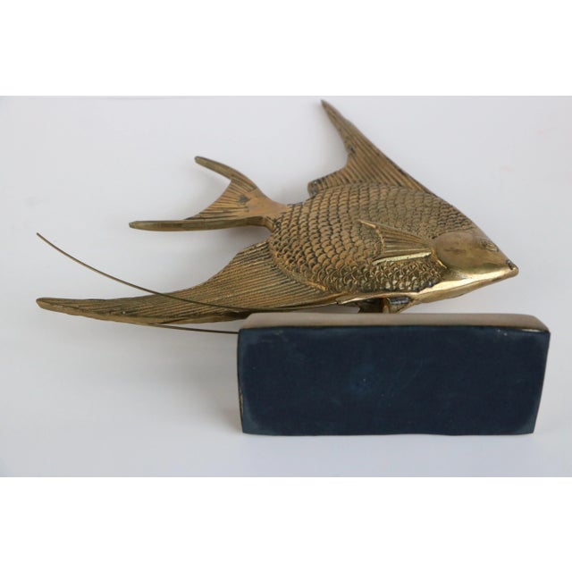 Brass Saltwater Fish Figure | Chairish