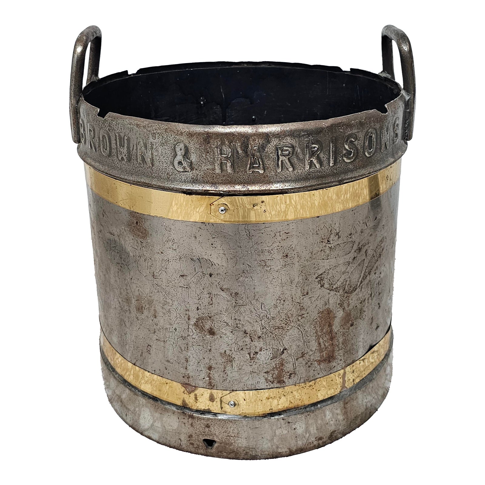 Early 20th Century Brown & Harrisons Southampton Brass Mounted Steel ...