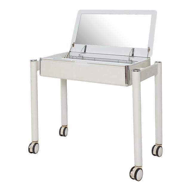 Mid-Century-Modern Vanity Desk, 1980s | Chairish