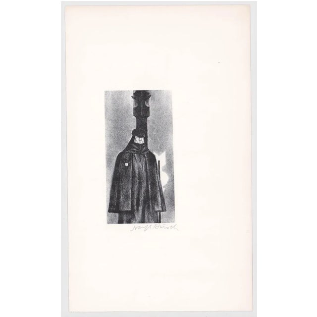 1948 Joseph Hirsch Policeman the Law Lithograph | Chairish