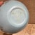1965 Hand Painted Baby Blue Bowl Art Pottery Signed Bea Grant | Chairish