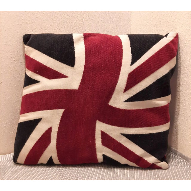 Stylized Union Jack Pillow | Chairish