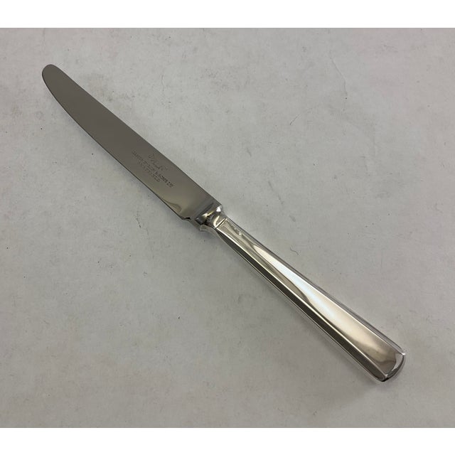 1980s Silver Plated Dessert Knife, Leighton | Chairish