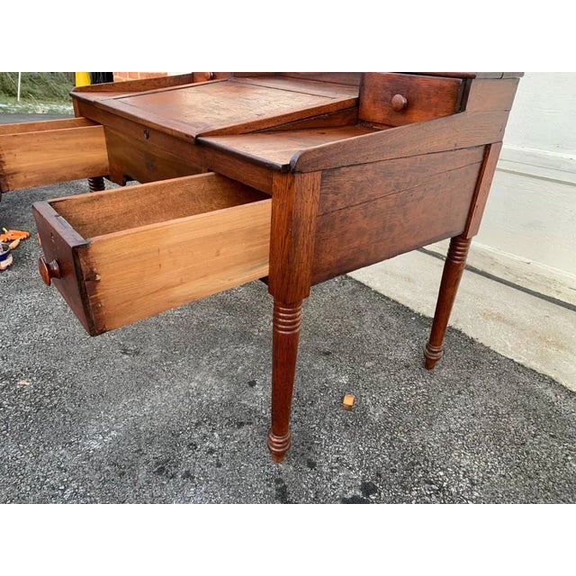 19th Century British Colonial Style Writing Desk With Slanted Top ...