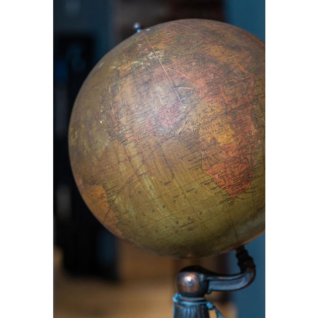 World Map Globe from W.A.K. Johnson | Chairish
