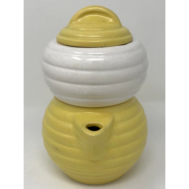 Mid-Century Pottery Beehive Teapot | Chairish