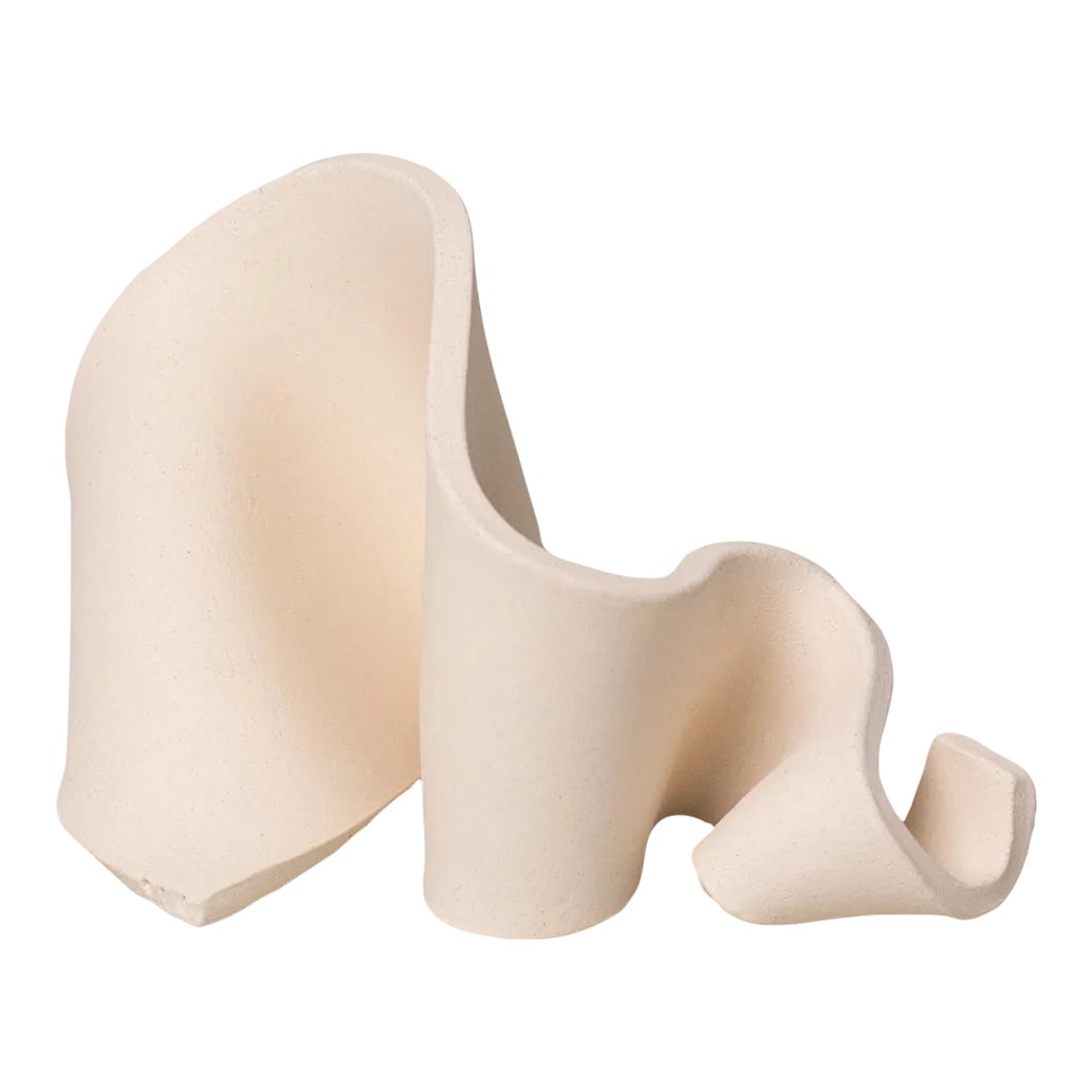 SIN Furl Art Object, Bone | Chairish