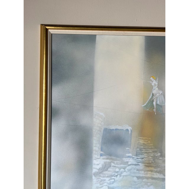 Vintage Impressionist Dancer - Acrobat Impressionist Oil Painting ...