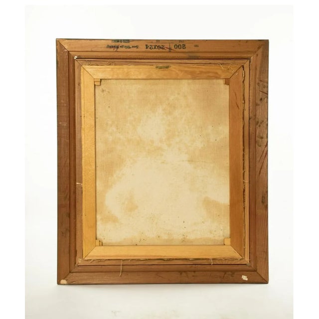 Late 20th Century Marian Ragsdale Original O/C African Violets, Framed ...