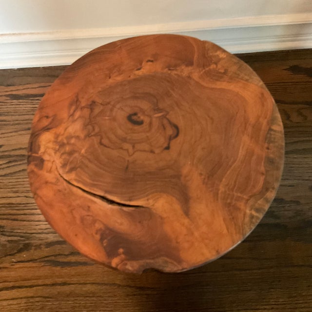 Teak Root Side Table | Chairish