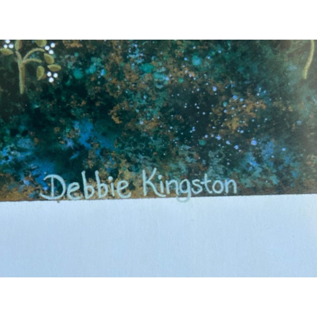 1990s Folk-Art Style Print Titled "Philippians 4:8" by Debbie Kingston ...