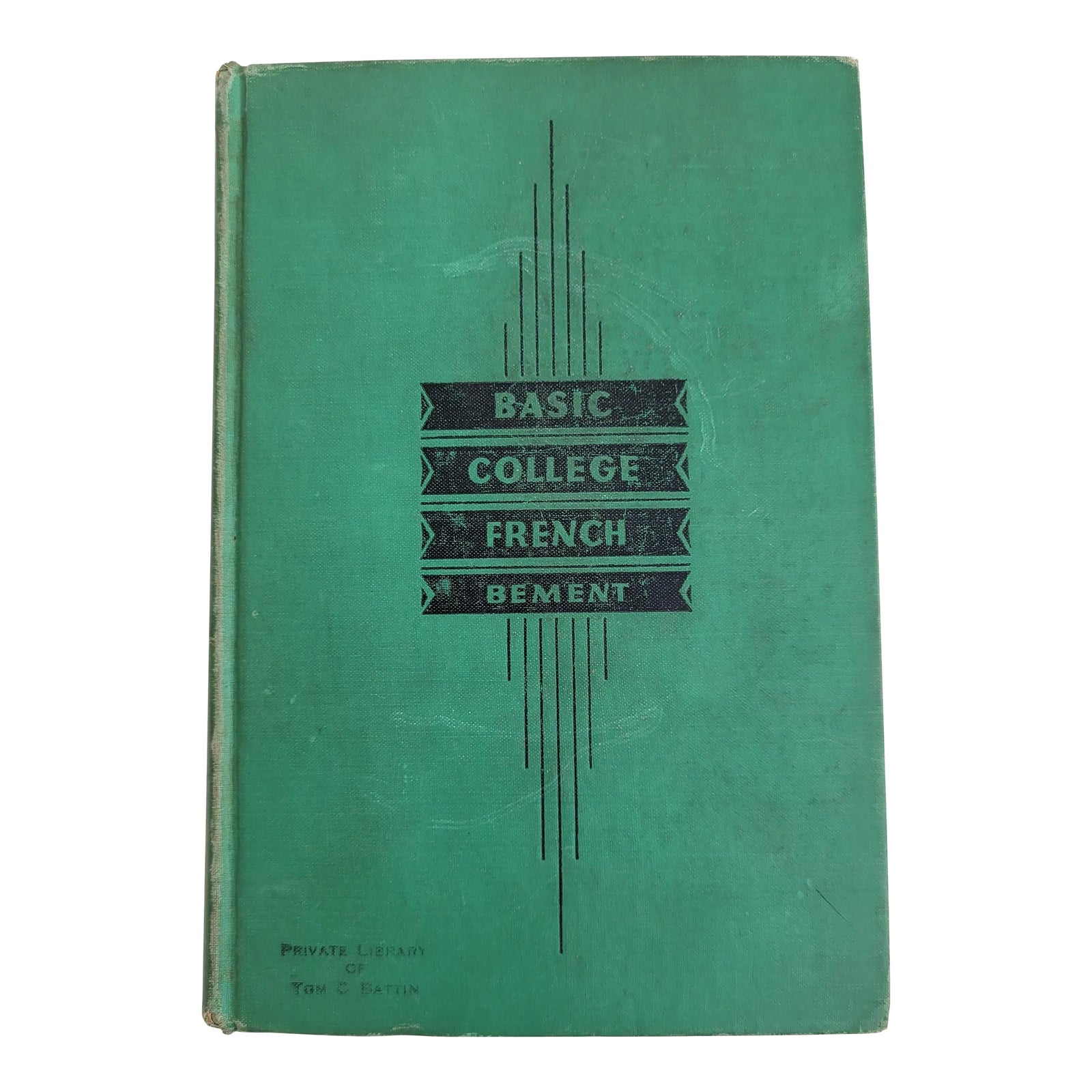 1938 Basic College French Textbook, University of Michigan | Chairish