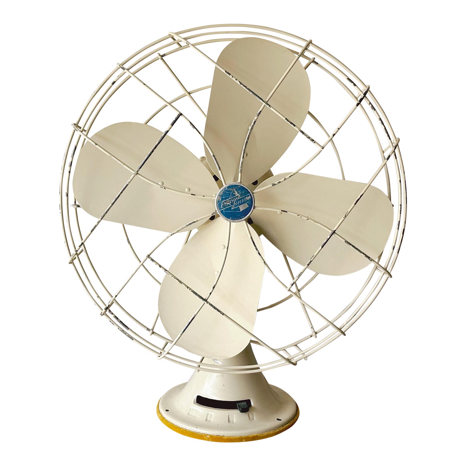 Vintage 1940s Emerson Electric Industrial 3-Speed Oscillating Electric ...