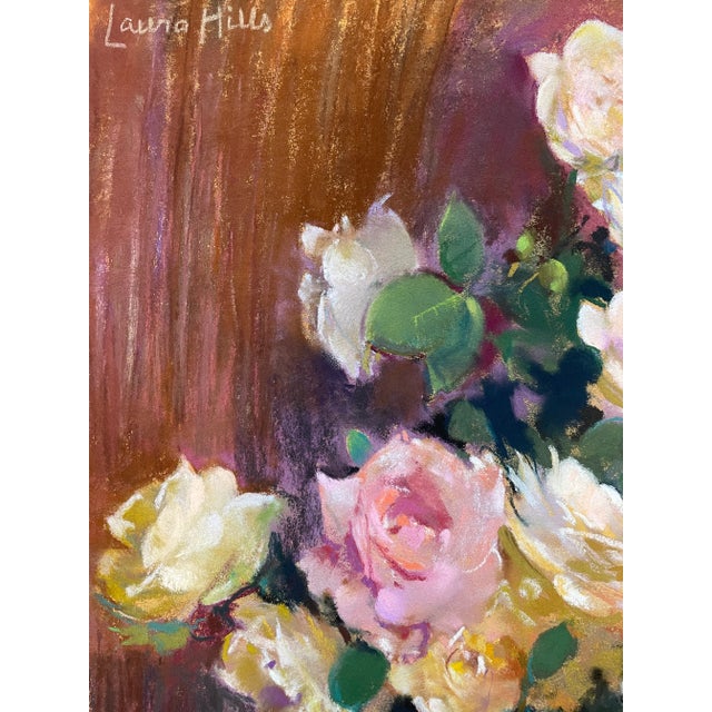 Original Pastel Still Life Flower Painting by Laura Coombs Hills ...