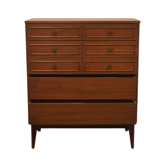 Dixie Furniture Solid Walnut Mid Century Modern MCM Style 38" Chest of ...