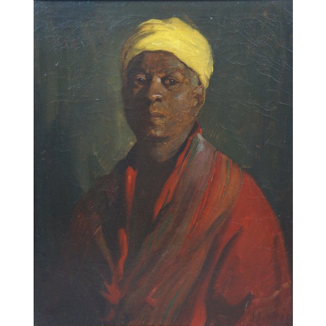 Mid 20th Century John Ellsworth Weis Turkish African Portrait Oil ...