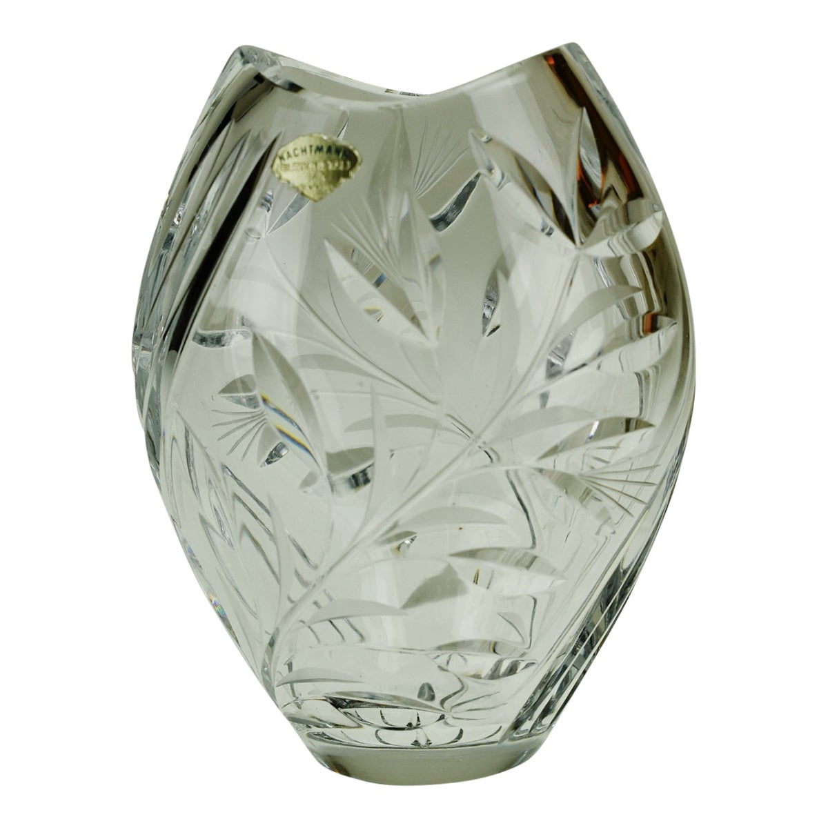 Vintage Nachtmann Bleikristall German Cut Crystal Vase | Chairish